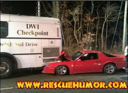 DUI Check Point Crash – Rescue Humor